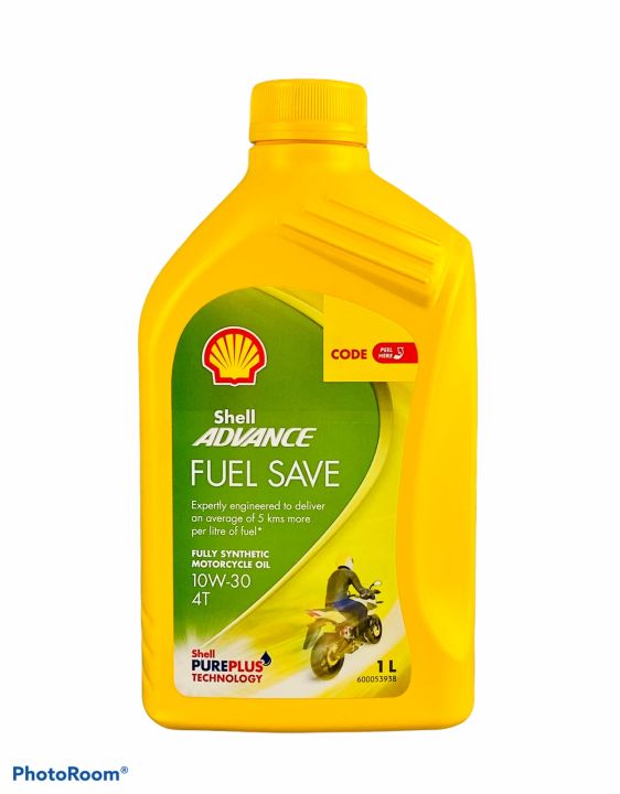 Shell Advance 4T Fuel Save Fully Synthetic Oil 10W/30 1L | Lazada PH