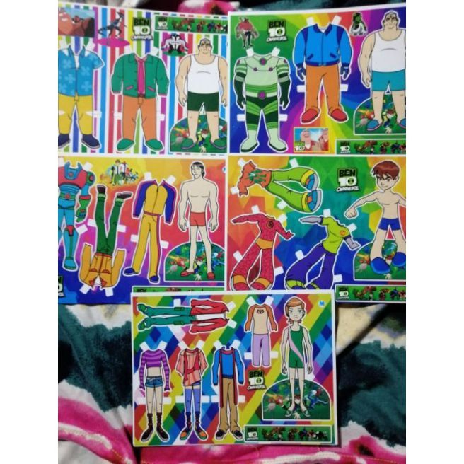 Ben 10 paperdoll 50 pcs | Lazada PH