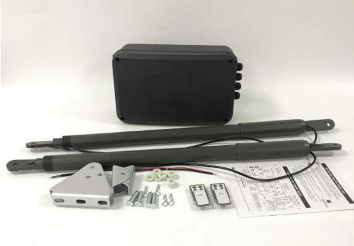 ️200kg Swing Gate Automatic Remote Control Opener 12V Battery (100Kg ...