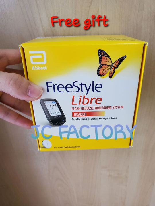 100% Authentic ABBOTT FREESTYLE LIBRE GLUCOMETER READER WITH 2 YEARS ...