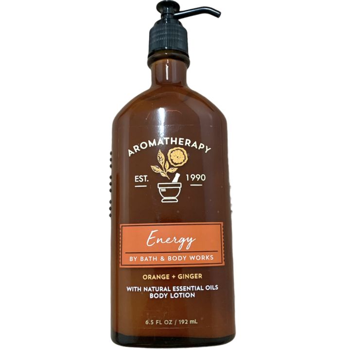 Bath And Body Works Aromatherapy Energy Orange Ginger Body Lotion 6