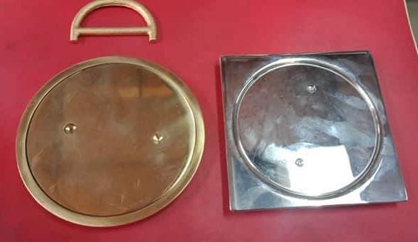 Clean out 4" x 4" square & Round 304 stainless (RenzRobin88 Marketing ...