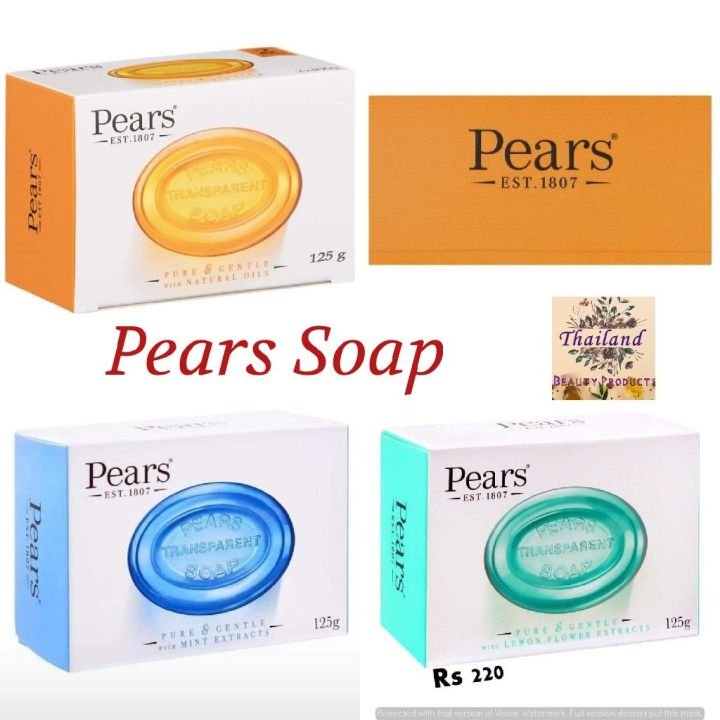 PEARS TRANSPARENT SOAP 125g | Lazada PH