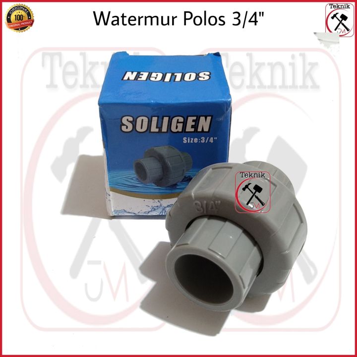 WATERMUR POMPA SOLIGEN PVC UKURAN [ 3/4 INCH ] - WATER MUR PLASTIK ...