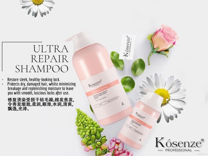 New Kosenze Ultra Repair Shampoo 1000ml 100% Original | Lazada