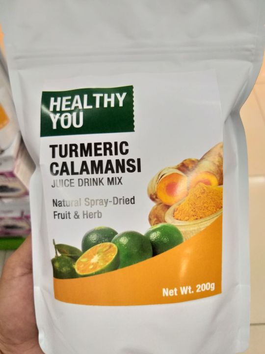 HEALTHY YOU TURMERIC CALAMANSI JUICE DRINK (200g.) natural spray dried ...