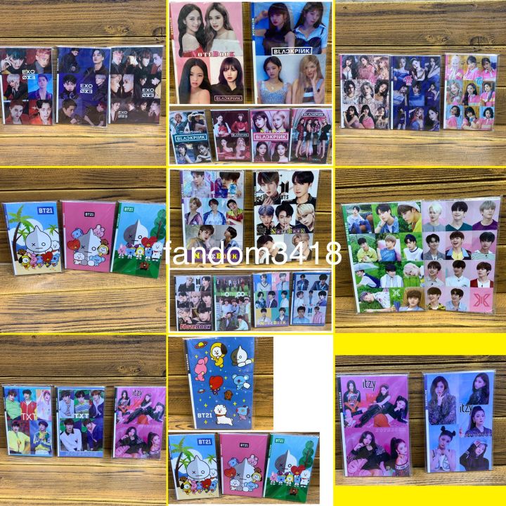 KPOP NOTEBOOK BTS BLACKPINK EXO X1 TWICE BT21 TXT ITZY | Lazada PH