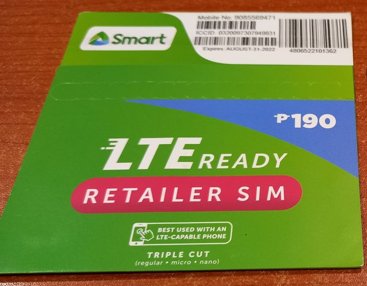 Smart retailer sim LTE (with 150pesos load) | Lazada PH