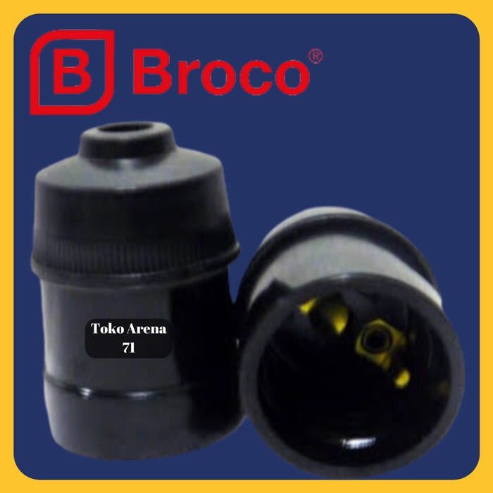 FITTING GANTUNG BROCO 216L / FITTING LAMPU GANTUNG BROCO E27 216 L FITTING GANTUNG BROCO HITAM ...