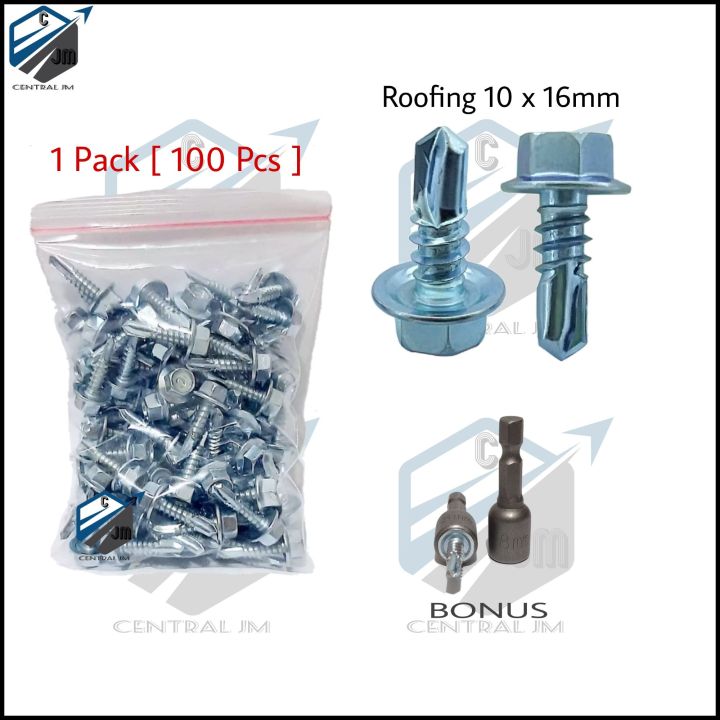 PAKET Baut Baja Ringan 1 Pack [ 100 Pcs ] Ukuran 10 x 16mm - Skrup Mata ...