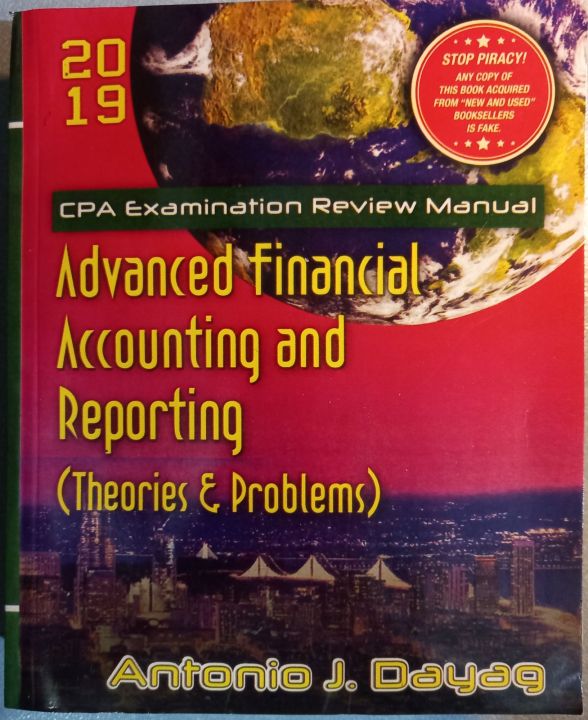 ADVANCED FINANCIAL ACCOUNTING AND REPORTING. | Lazada PH