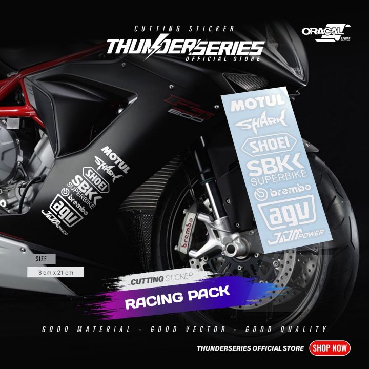 Sticker Racing Pack Sponsor | Cutting Sticker Racing Pack 01 | Racing ...