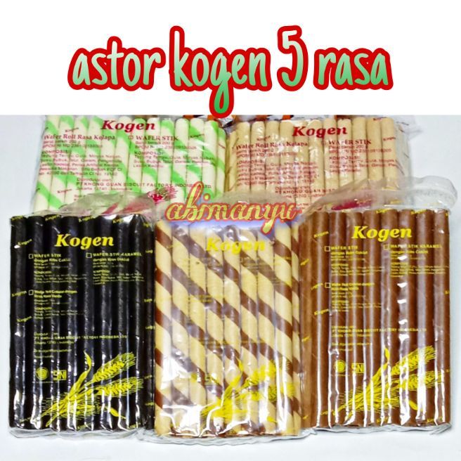 Astor Kogen 5 Rasa - kogen waferstick aneka rasa - paket astor khong ...