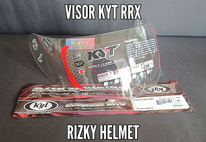 Visor, kaca helm original KYT RRX | Lazada Indonesia
