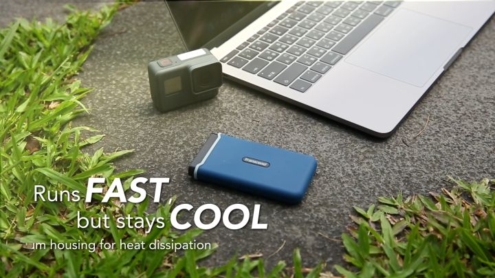 Transcend ESD370C USB 3.1 Gen2 Type-C Portable SSD Rugged Shockproof ...