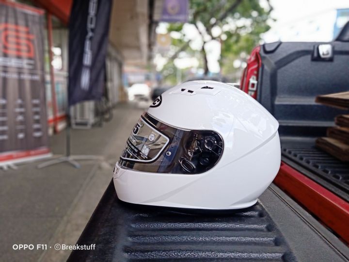 HJC CS15 DDR Glossy White Fullface helmet | Lazada PH