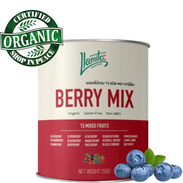 🌿Organic Berry Mix Powder ผงเบอร์รี่มิกซ์ ออร์แกนิค คัดเกรดพรีเมี่ยม ...
