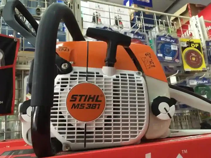 Chainsaw gergaji kayu STIHL/senso stihl MS381 bar 25 inch lengkap bar ...