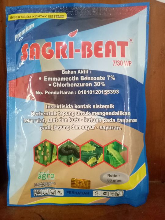Sagri-Beat insektisida mengendalikan hama tanaman netto 80 gram ...