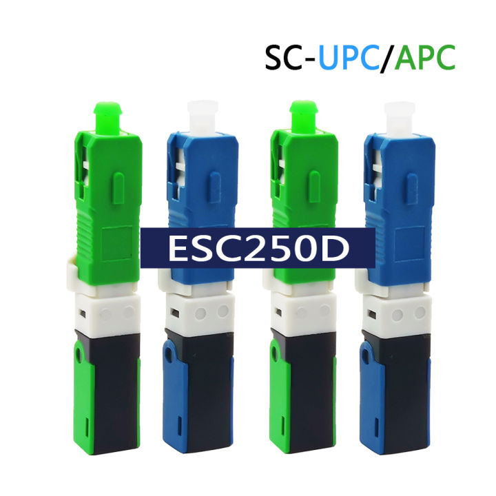 ESC250D FTTH SC UPC Optical fibe quick connector SC FTTH Fiber Optic Fast Connector Embedded ...