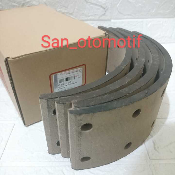 brake Lining / kampas rem Isuzu Elf NKR66 NKR71 NMR71 set Original ...