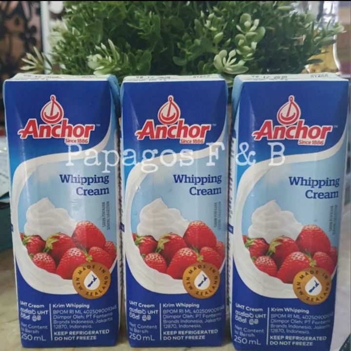 Whipping Cream Anchor 250 ml | Lazada Indonesia