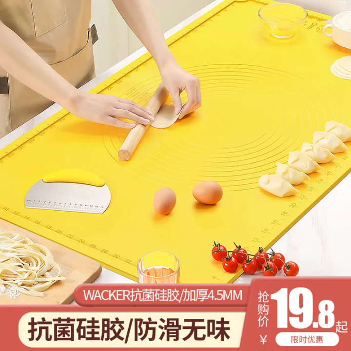 Silicone Dough Kneading Thickened Food Grade Baking Dough Rolling Pad ...