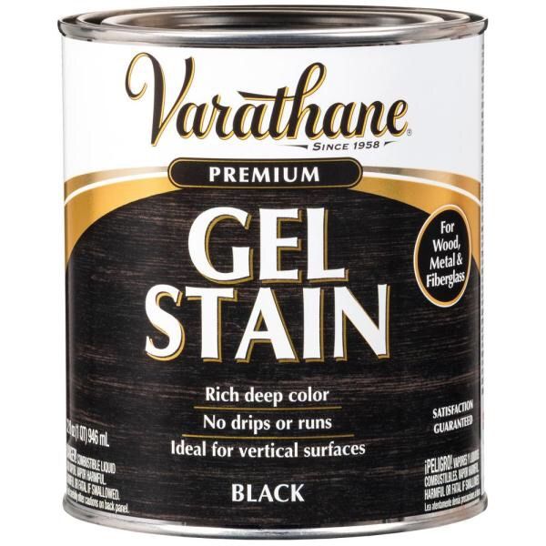 Varathane Gel stain 1 qt. Black Wood Interior Gel Stain | Lazada PH