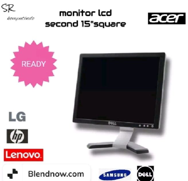 lcd monitor 15 inci siap pakai dan bergaransi | Lazada Indonesia