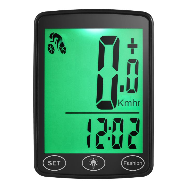 Waterproof Bike Computer with LED Backlight Bicycle Speedometer ...