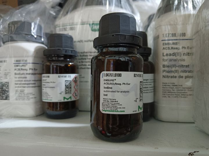 Iodine sublimited, for analysis merck 100g | Lazada Indonesia