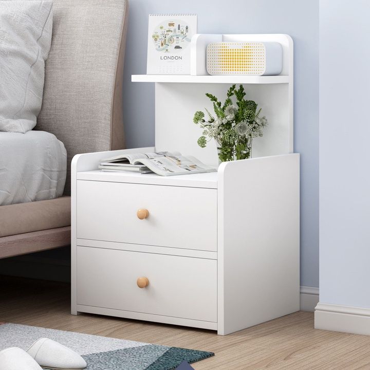 TENDO Wooden Bedside Table Modern Bedside Table with Drawer Nightstand ...