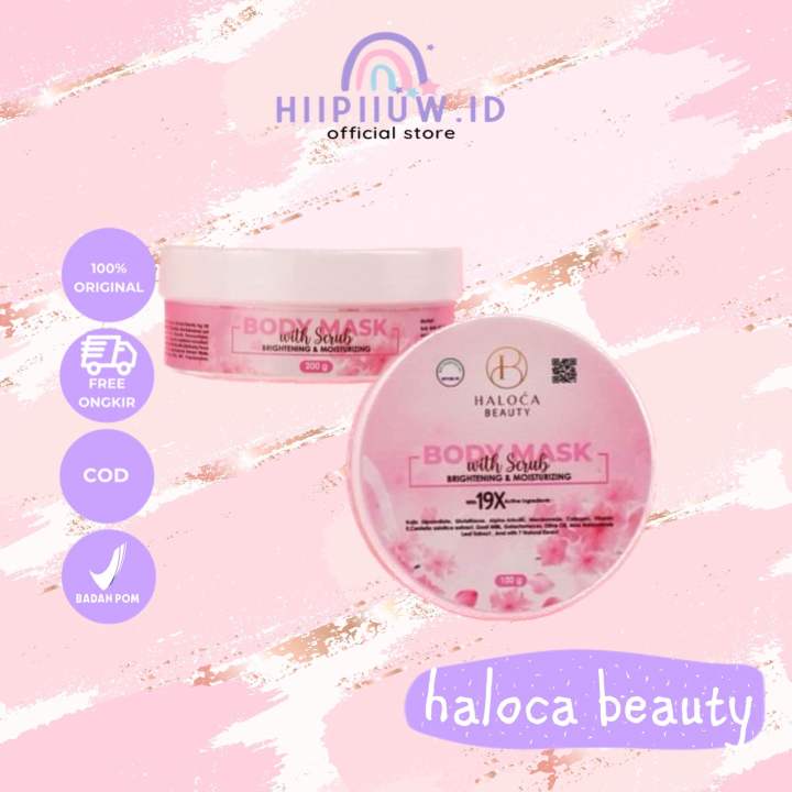 [ HALOCA BEAUTY 100% ORIGINAL] Body BIeaching Mask Booster With ...