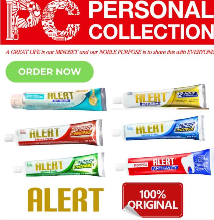 PERSONAL COLLECTION Alert Toothpaste 100% Legit & Original | Lazada PH
