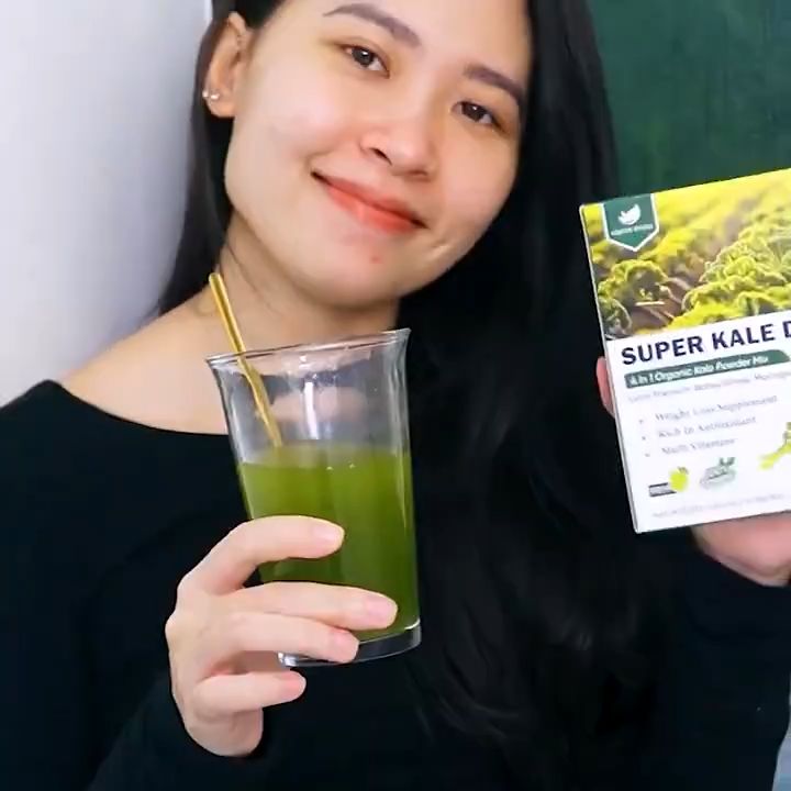 4 in 1 Super Kale Detox Organic Kale Powder Mix Barley Grass Moringa ...