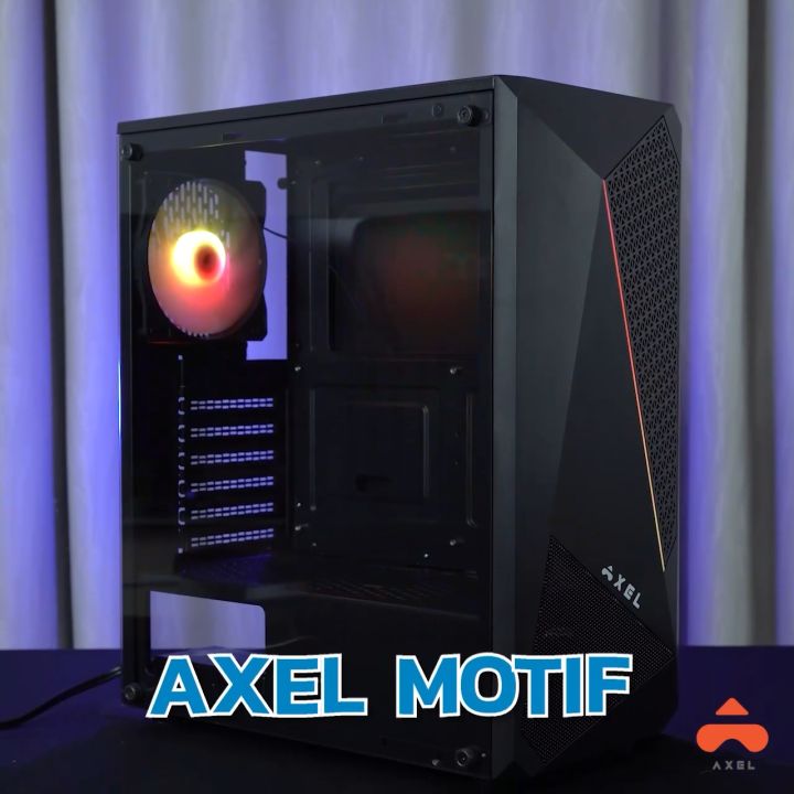 AXEL MOTIF MIDTOWER ATX Gaming Case | Lazada.co.th