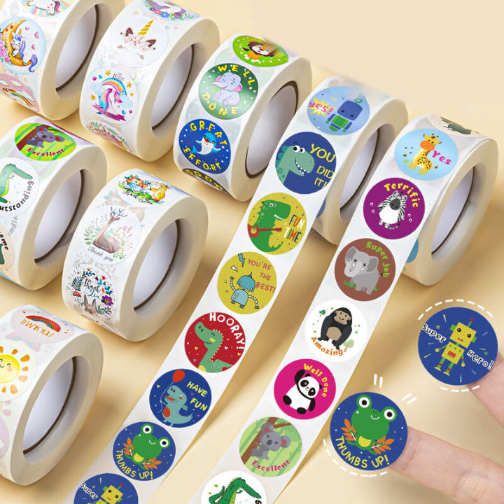Reward Stickers Paper Children's Cartoon Star Decorations Praise ...