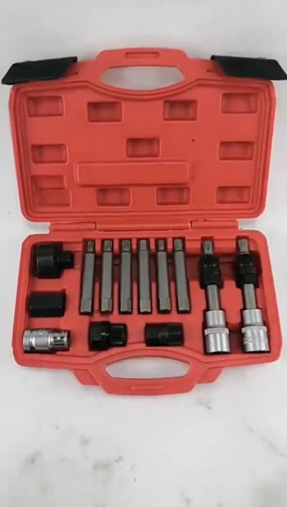 13 Pcs Alternator Pulley Tool Kit Alternator Tool Set / Repair ...