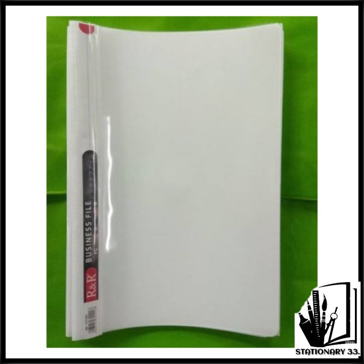 Business File Map Snelhecter Plastik Folio Warna Putih 1Pcs | Lazada ...