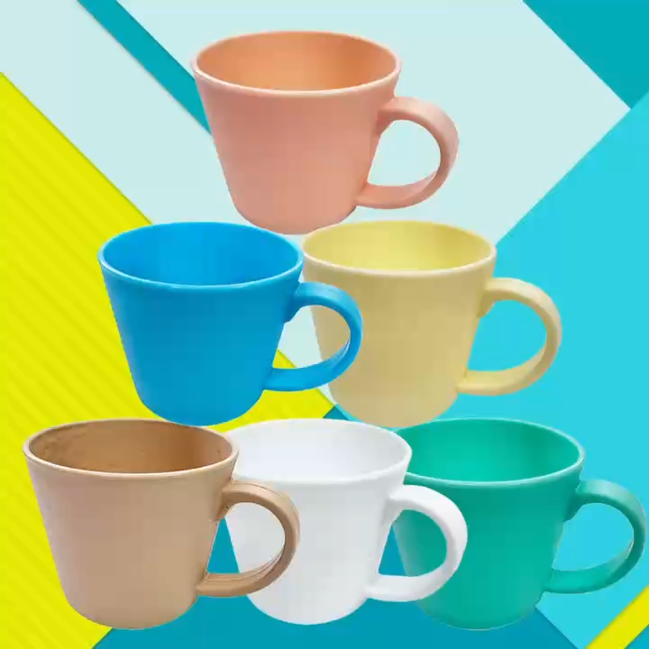 6pcs Thick Rice cup Multipurpose Plastic Cup Rice Mug Pangtakal ng ...