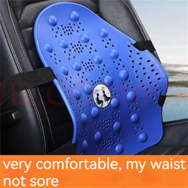 Breathable Car Lumbar Cushion Office Massage Waist Pad Backrest for ...