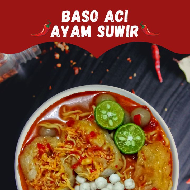 Baso Aci Ayam Suwir kemasan instan standing pouch | Lazada Indonesia