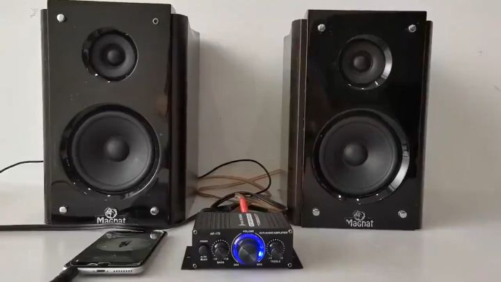 【Delivery from Manila】Ak170 400W 12v Mini Amplifier Karaoke Hifi ...