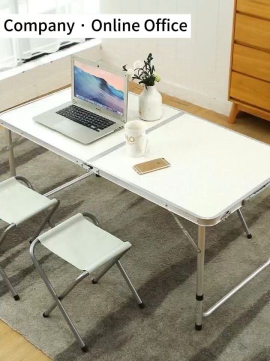 JYHOME Folding Table Portable Folding Table Multifunctional Outdoor ...