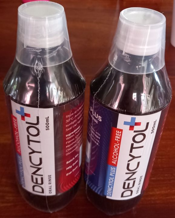 Dencytol Oral rinse alcohol free, NEW PACKAGING Helps in treating bad ...