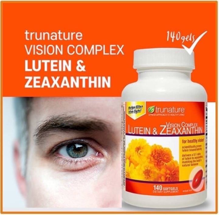 Trunature Lutein & Zeaxanthin vision complex 140 softgels | Lazada.co.th