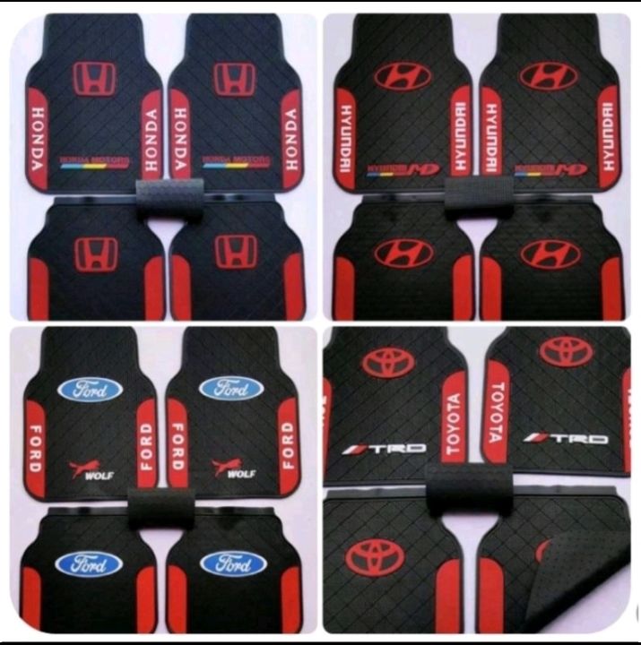 Universal rubber car matting / car mat for toyota and other car brands ...
