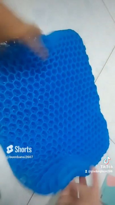 Đệm ngồi 3D silicon lót mông thoáng khí Ema cho ghế văn phòng chống đau ...