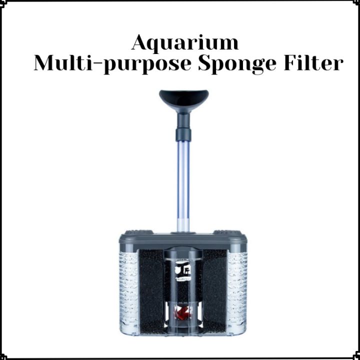 [AquaCraftsman 水族工匠] 6in1 Air-lifting Adjustable Internal Sponge Filter ...