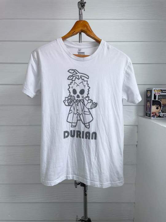 เสื้อยืดมือสอง หน้ากากทุเรียน DURIAN THE MASK COLLECTION Size M มือ2 ...